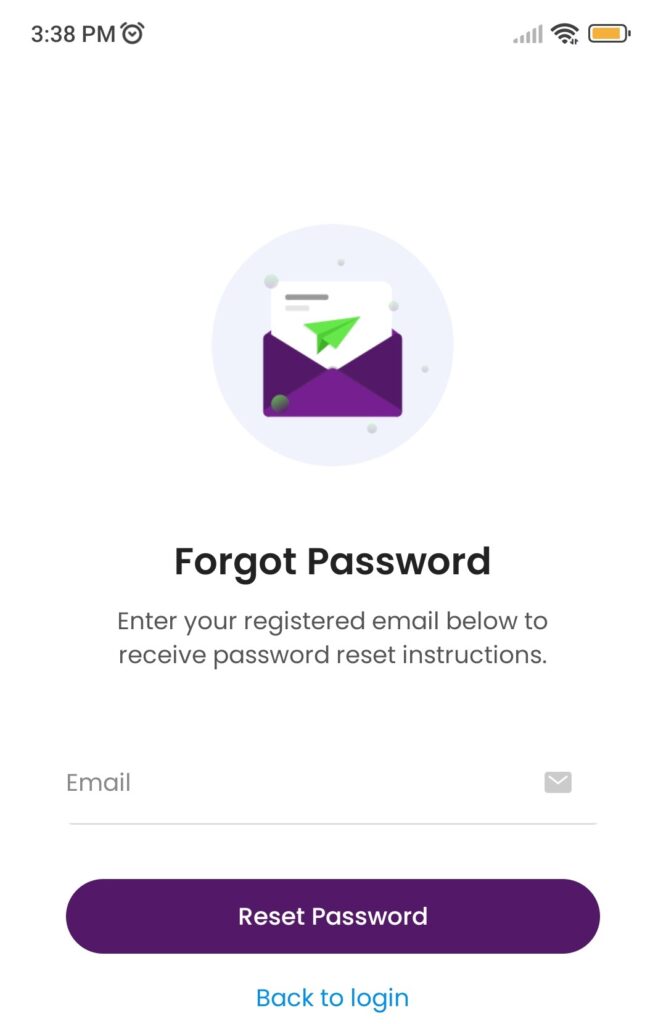 How to reset your password through your mobile app? (Forgot Password)
