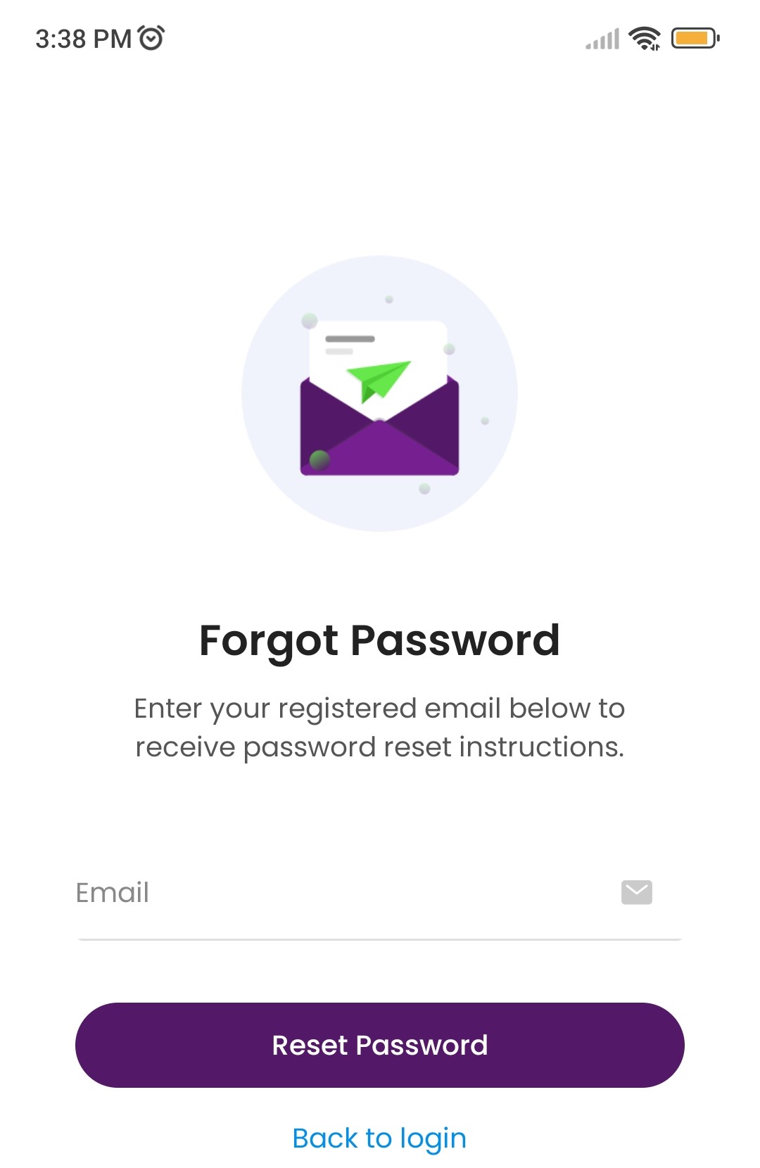 How to reset your password through your mobile app? (Forgot Password)