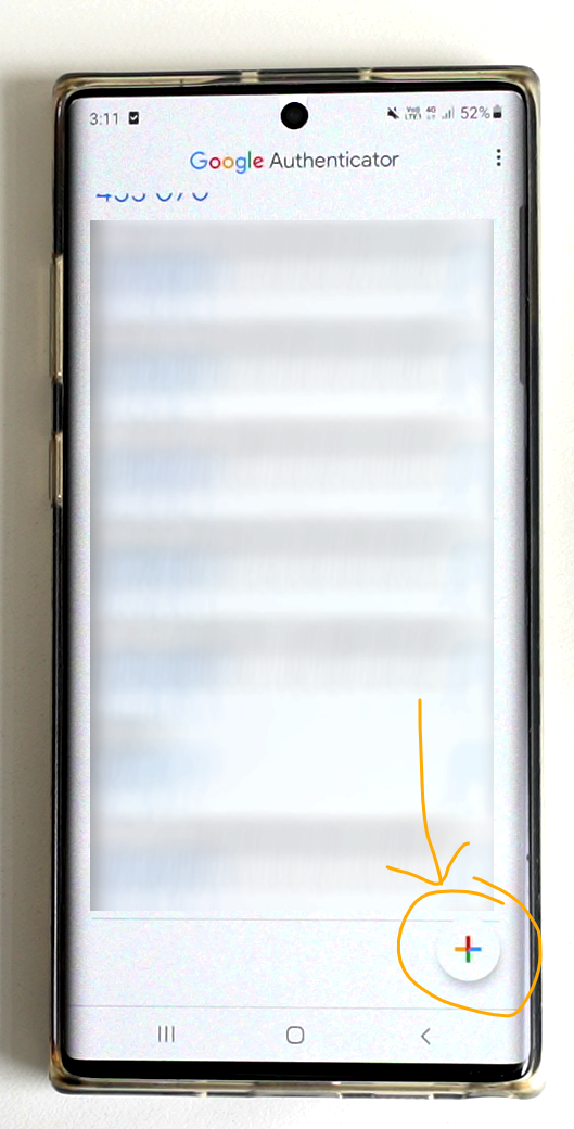 Google Authenticator: How to log in for the FIRST TIME?