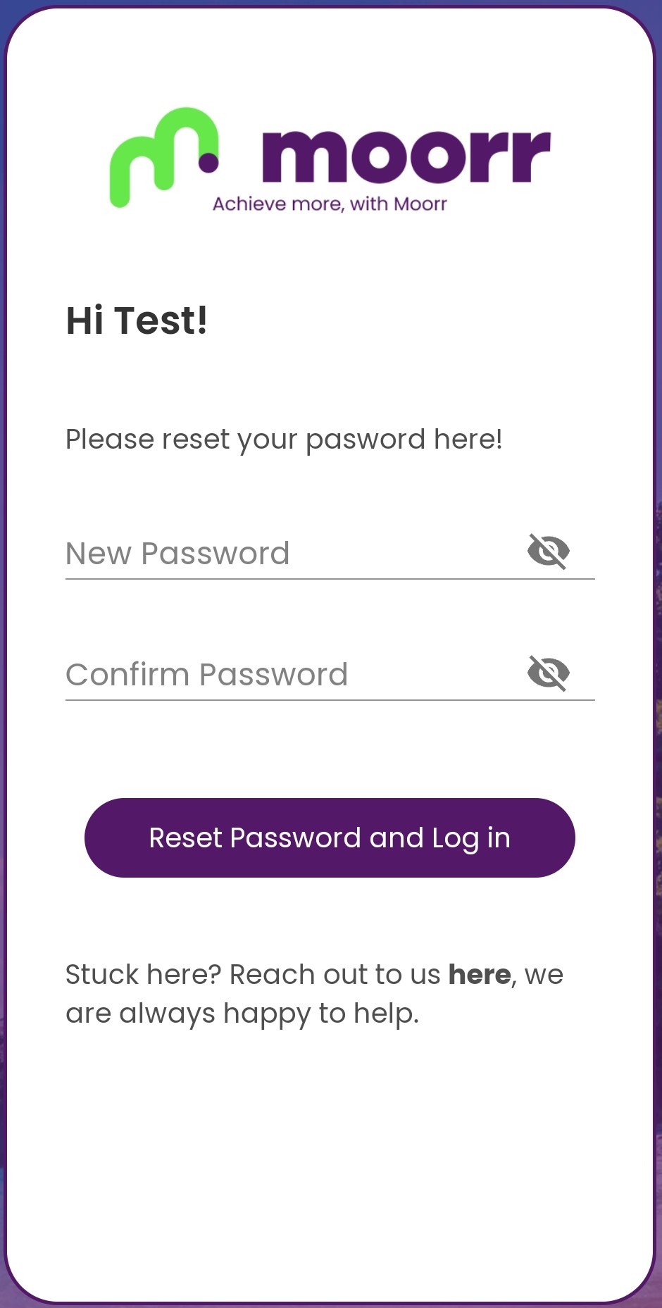 How to reset your password through your mobile app? (Forgot Password)