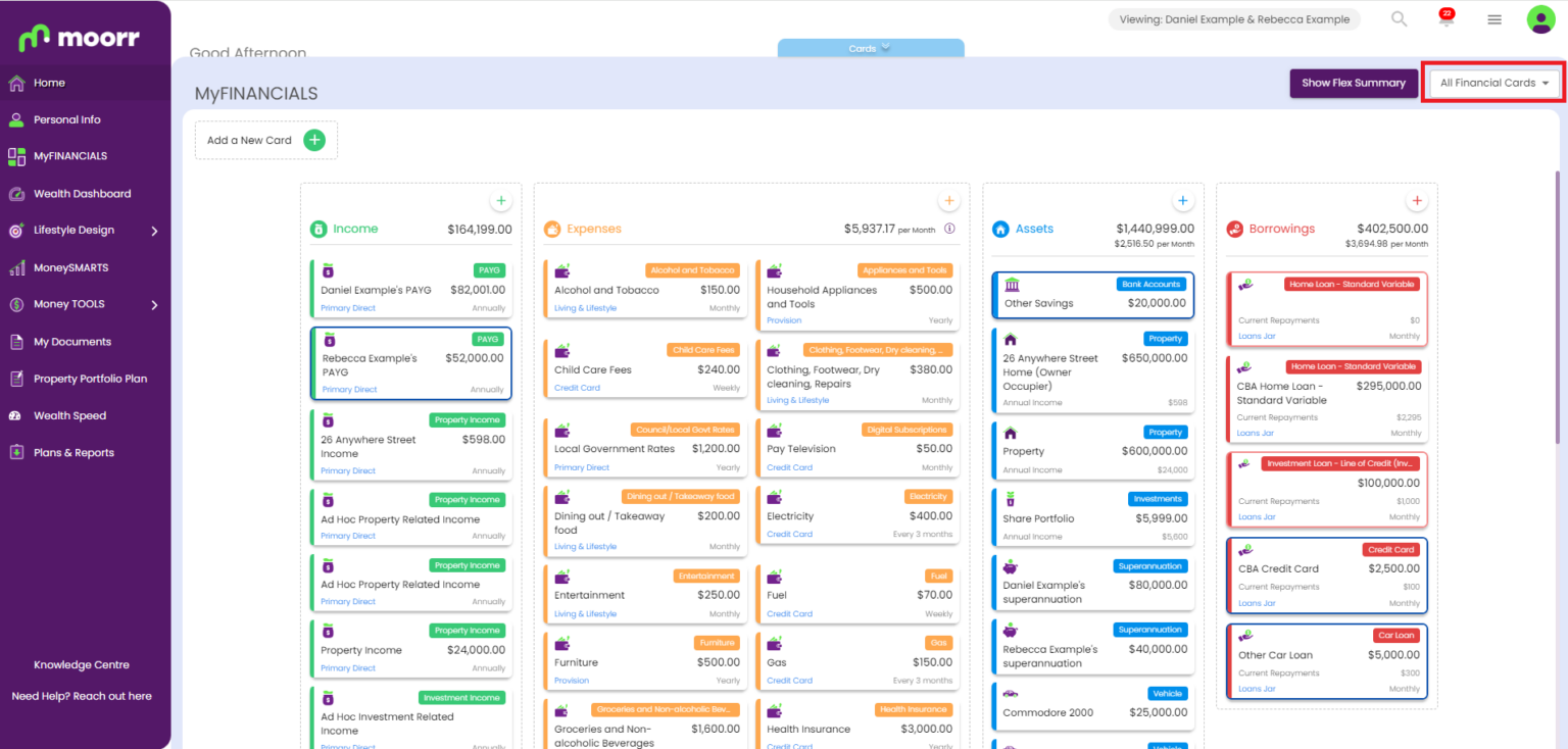 Moorr MyFinancials