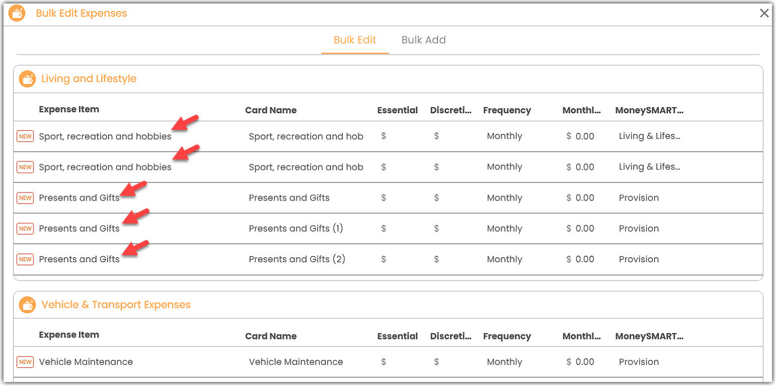 How to Bulk Add & Bulk Edit Expenses in MyFINANCIALS - Webapp