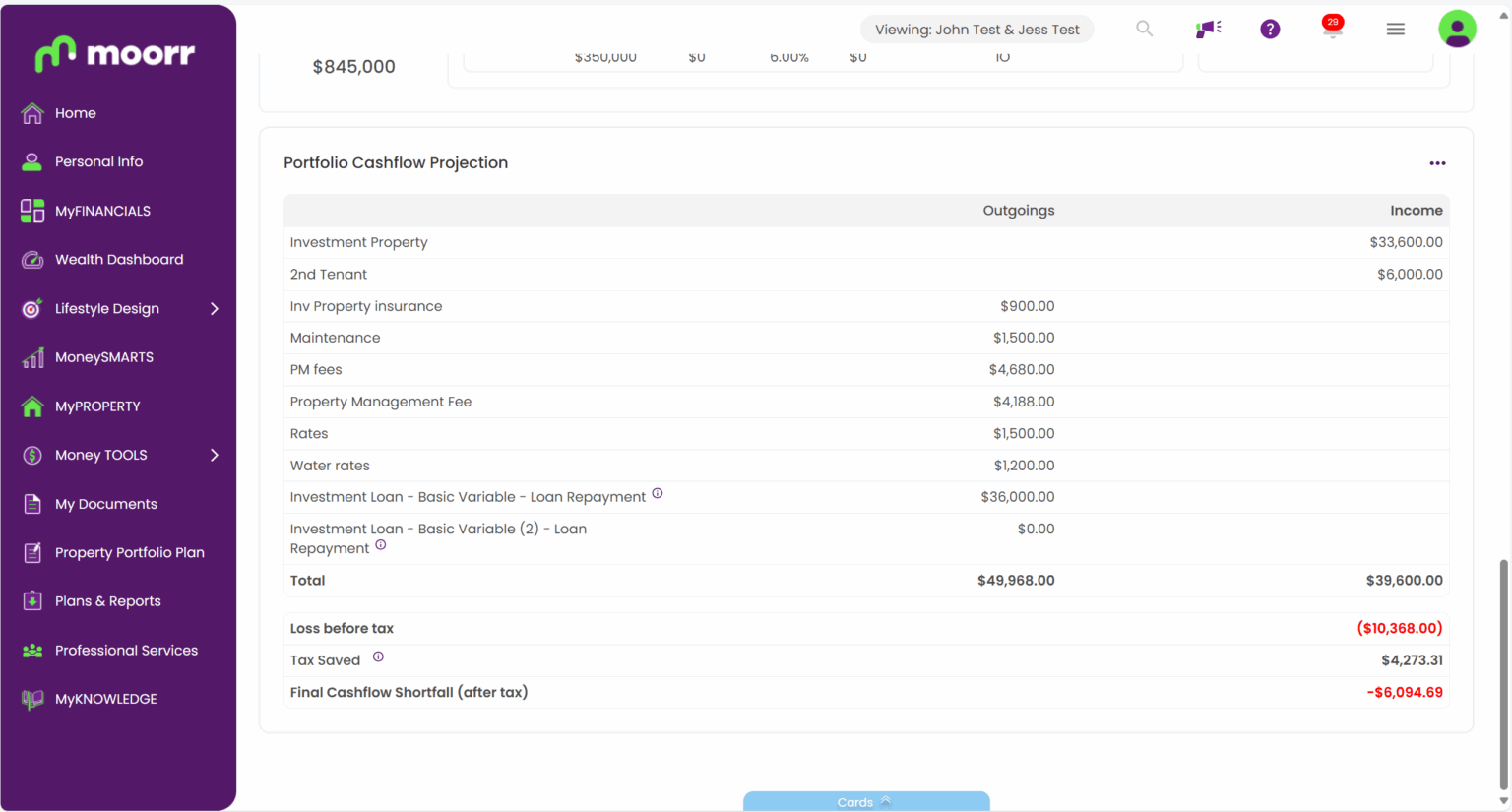 Walkthrough: MyPROPERTY - Portfolio View